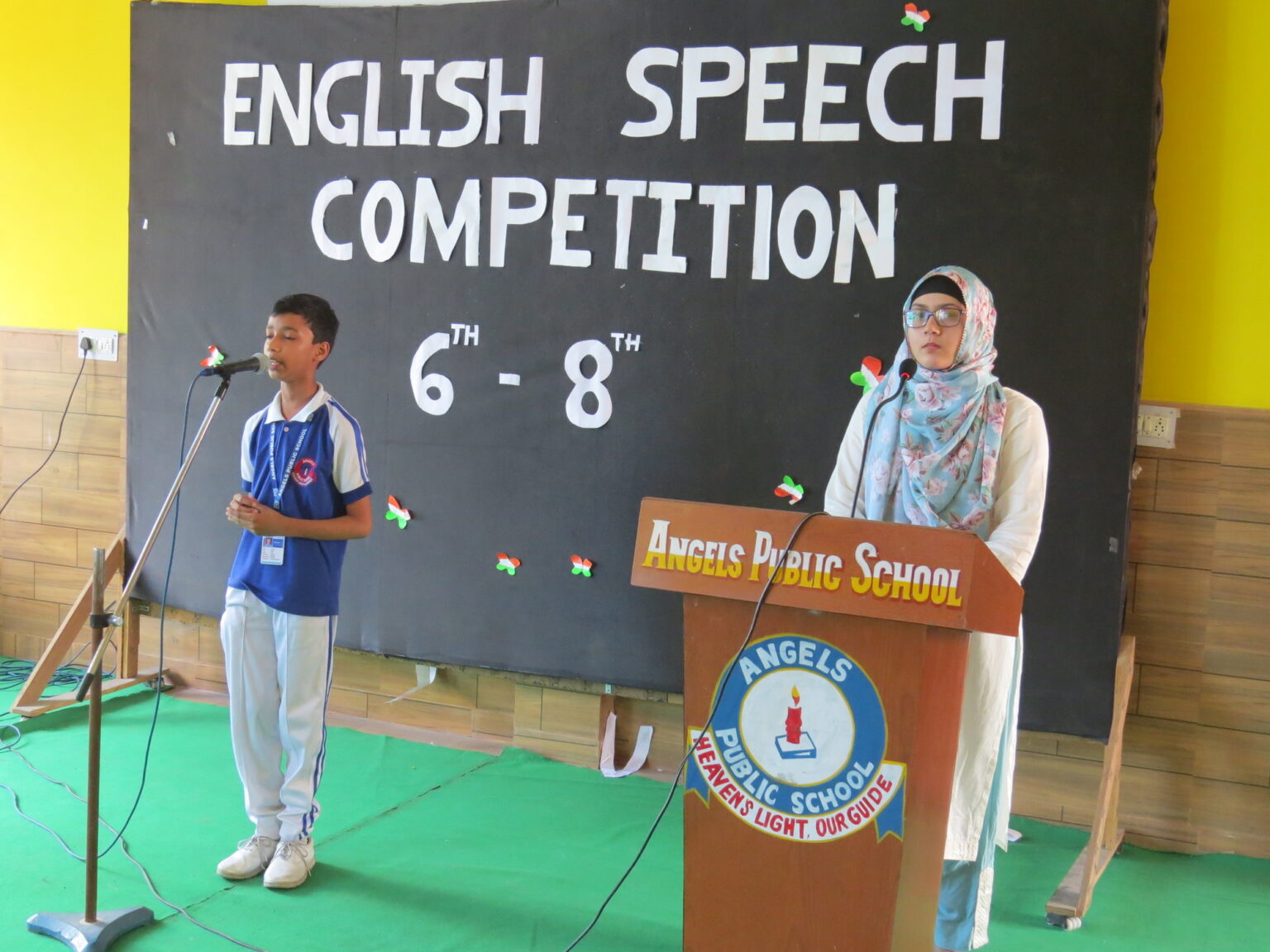 English Speech Competition : Angles Public School – Angels Public School